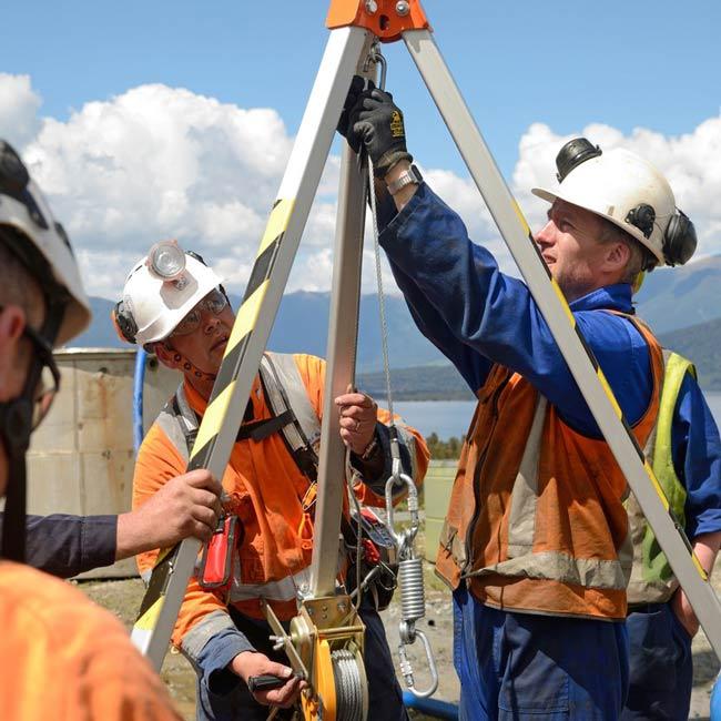 On Site Confined Space Training for Construction